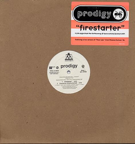 The Prodigy Firestarter US Promo 12" vinyl single (12 inch record ...