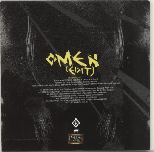 The Prodigy Omen UK Promo CD single (CD5 / 5") (691321)