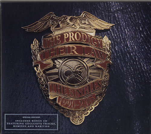The Prodigy Their Law: The Singles 1990 - 2005 UK 2 CD album set ...