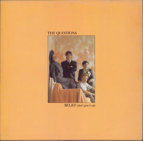 The Questions A Month Of Sundays UK 12" vinyl single (12 inch record ...