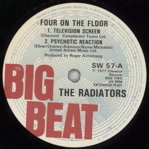 The Radiators From Space Four On The Floor UK 7" vinyl single (7 inch ...