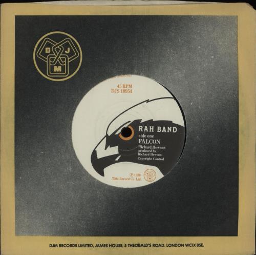 The Rah Band Falcon UK 7" vinyl single (7 inch record / 45) (672972)