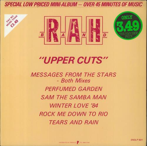 The Rah Band Upper Cuts UK vinyl LP album (LP record) (676838)