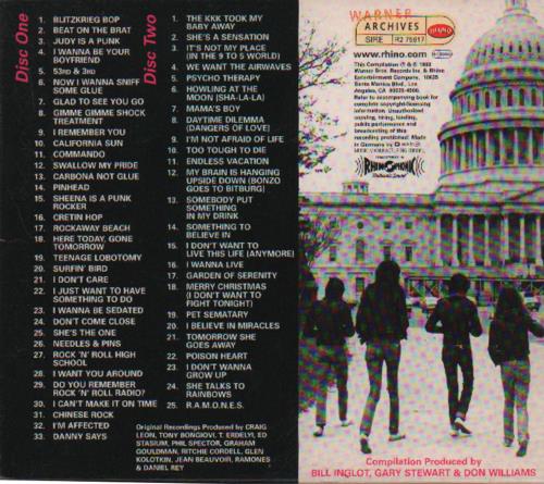 The Ramones Anthology - Hey Ho Let's Go! UK 2 CD album set (Double CD ...