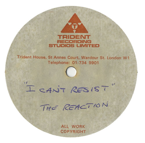 The Reaction I Can't Resist UK 7" vinyl single (7 inch record / 45 ...