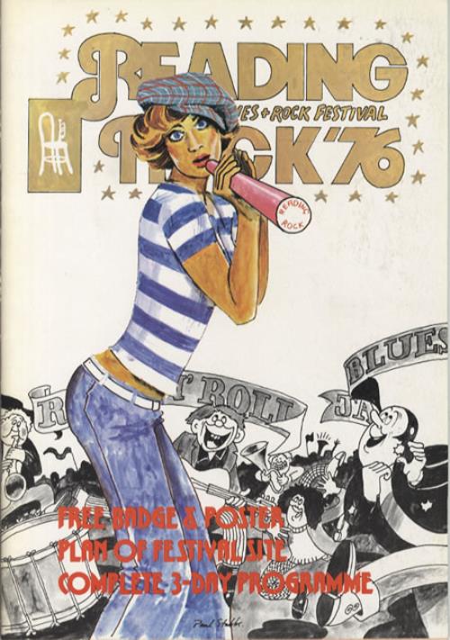 The Reading Festival Reading Rock '76 UK tour programme (120635 ...