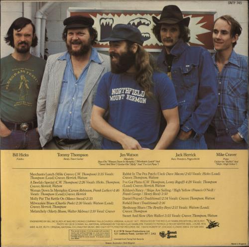 The Red Clay Ramblers Merchants Lunch UK vinyl LP album (LP record ...