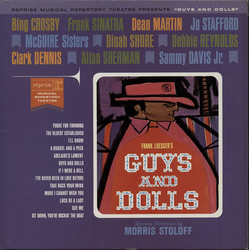 The Reprise Musical Repertory Theatre Guys And Dolls UK vinyl LP album ...