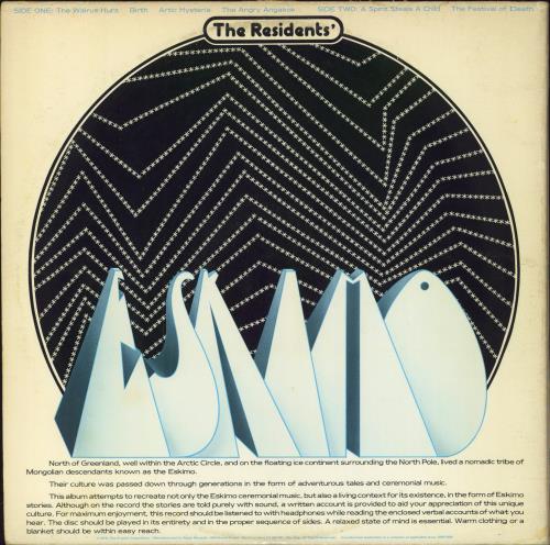 The Residents Eskimo - 3rd US vinyl LP album (LP record) (791789)