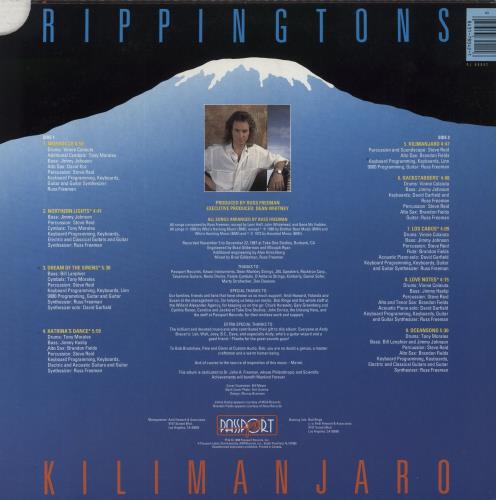 The Rippingtons Kilimanjaro US vinyl LP album (LP record) (855590)