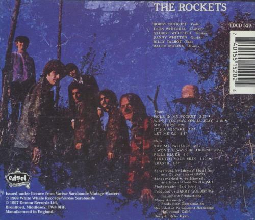 The Rockets (Crazy Horse) The Rockets UK CD album (CDLP) (786759)