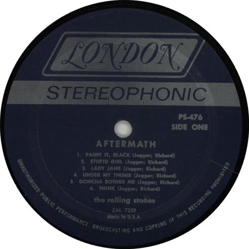 The Rolling Stones Aftermath - boxed US vinyl LP album (LP record) (340116)