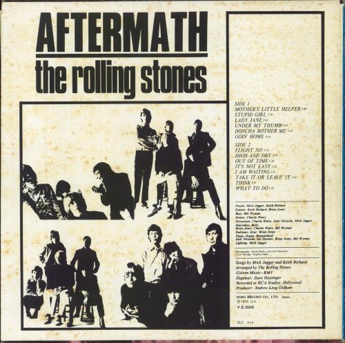 The Rolling Stones Aftermath Japanese vinyl LP album (LP record) (812909)