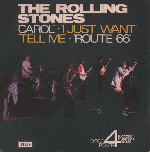The Rolling Stones Carol EP Italian 7" vinyl single (7 inch record / 45 ...