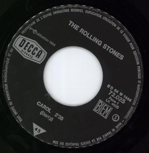 The Rolling Stones Carol French 7" vinyl single (7 inch record / 45 ...