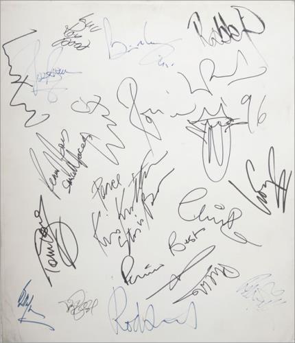 The Rolling Stones Collection Of Signatures UK memorabilia (479288 ...