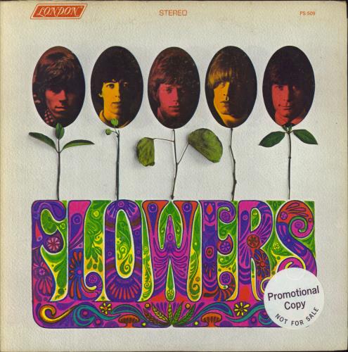 The Rolling Stones Flowers - Promo Stickered US vinyl LP album (LP ...