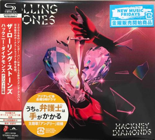 The Rolling Stones Hackney Diamonds - SHM-CD - Digipak - Sealed + Poster Japanese SHM CD (825028)