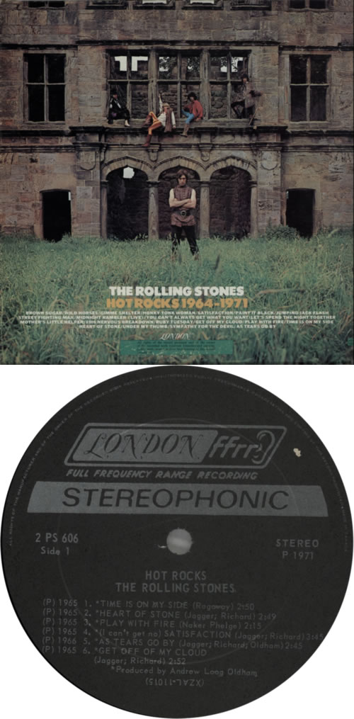 The Rolling Stones Hot Rocks 1964-1971 Canadian 2-LP vinyl record set ...