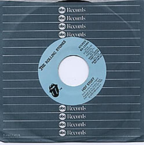 The Rolling Stones Hot Stuff US Promo 7" vinyl single (7 inch record ...