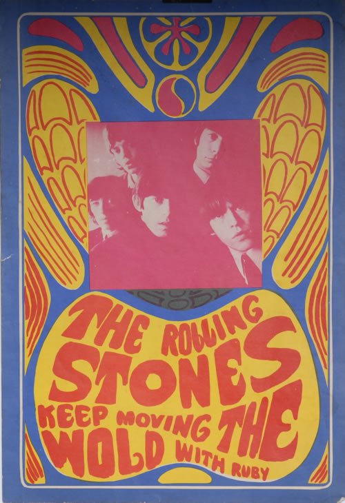 The Rolling Stones Keep Moving The Wold With Ruby Swedish poster (591213)