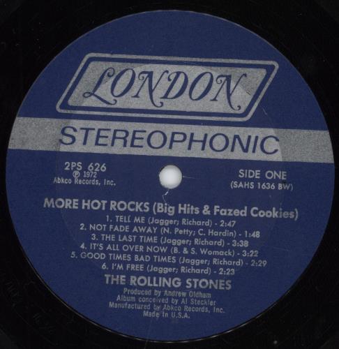 The Rolling Stones More Hot Rocks - 1st -VG US 2-LP vinyl record set ...