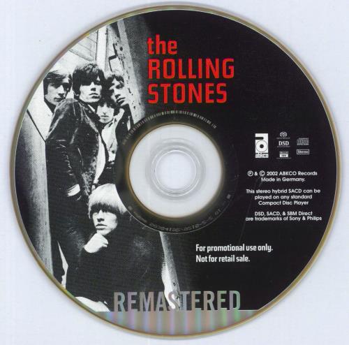 The Rolling Stones Remastered US Promo CD album (CDLP) (223720)