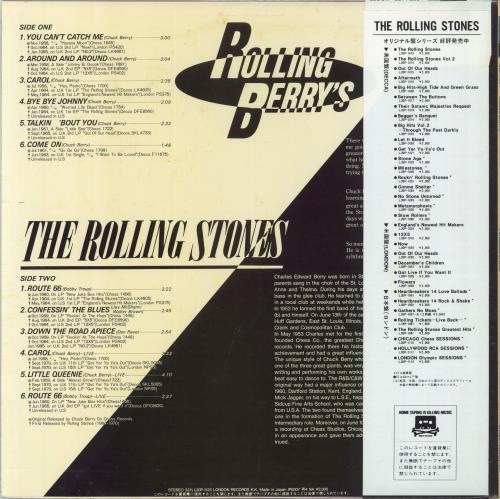 The Rolling Stones Rolling Berry's + Obi Japanese vinyl LP album (LP ...