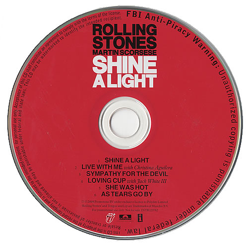 The Rolling Stones Shine A Light Sampler US Promo CD album (CDLP) (439498)