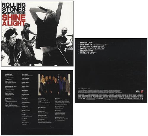 The Rolling Stones Shine A Light UK Promo CD album (CDLP) (438824)
