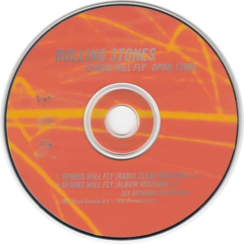 The Rolling Stones Sparks Will Fly US Promo CD single (CD5 / 5") (38586)