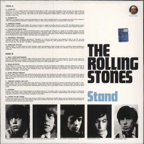 The Rolling Stones Stand UK vinyl LP album (LP record) (787228)