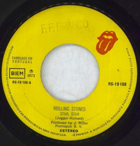 The Rolling Stones Star Star Portugese 7" vinyl single (7 inch record ...