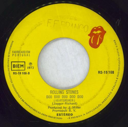 The Rolling Stones Star Star Portugese 7" vinyl single (7 inch record ...