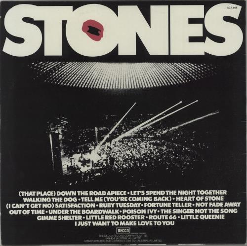 The Rolling Stones Stones + Poster - EX Australian vinyl LP album (LP ...