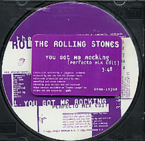 The Rolling Stones You Got Me Rocking - Perfecto Mix Edit US Promo CD ...