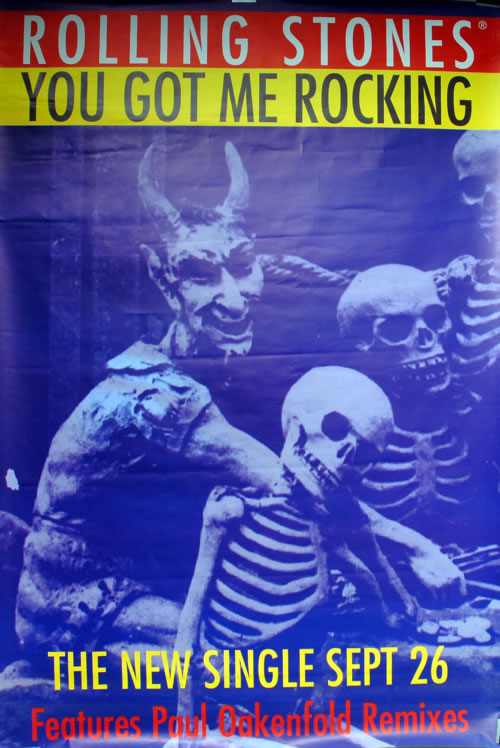 The Rolling Stones You Got Me Rocking UK Promo poster (37275)