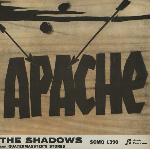 The Shadows Apache Italian 7" vinyl single (7 inch record / 45) (569309)