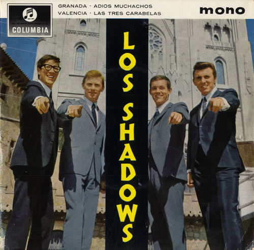The Shadows Los Shadows EP - 'Pointing' Sleeve UK 7" vinyl single (7 ...