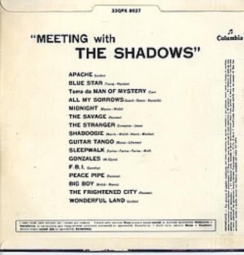 The Shadows Meeting With The Shadows Italian vinyl LP album (LP record ...