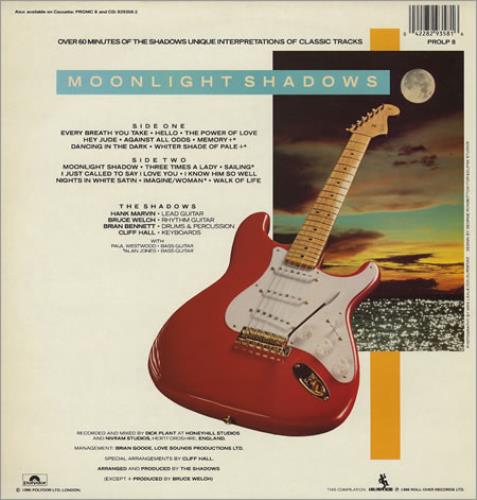 The Shadows Moonlight Shadows UK vinyl LP album (LP record) (232868)