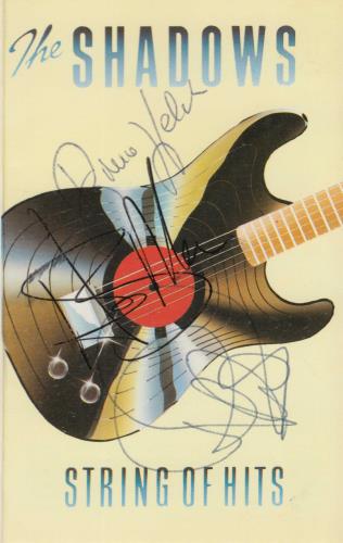 The Shadows String Of Hits - Autographed UK cassette album (721542)