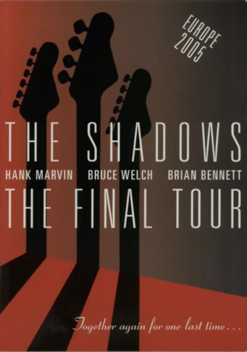 The Shadows The Final Tour UK Promo tour programme (589579) TOUR PROGRAMME