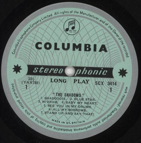 The Shadows The Shadows - 1st UK vinyl LP album (LP record) (586459)