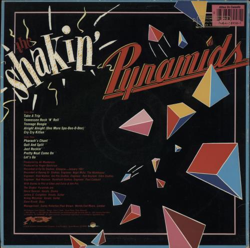 The Shakin' Pyramids Shakin' Pyramids - Gold promo stamped US vinyl LP ...