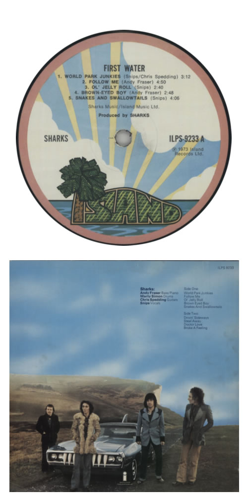 The Sharks First Water + Inner UK vinyl LP album (LP record) (272695)