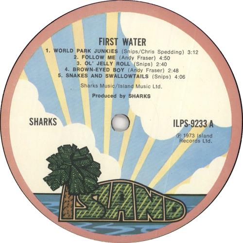 The Sharks Sharks UK vinyl LP album (LP record) (725009)