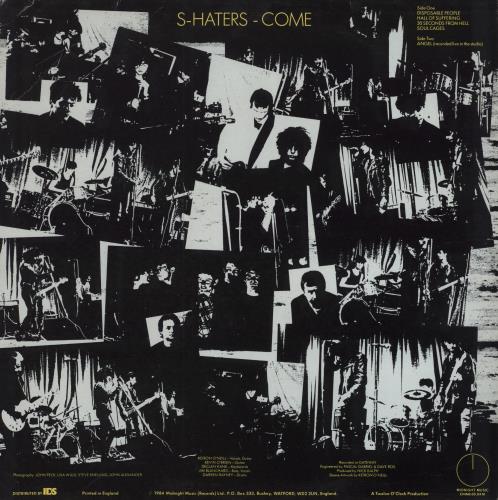 The S'Haters Come UK vinyl LP album (LP record) (785551)