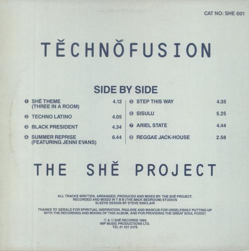 The She Project Technofusion UK vinyl LP album (LP record) (811764)