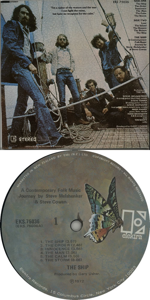 The Ship A Contemporary Folk Music Journey New Zealand vinyl LP album ...